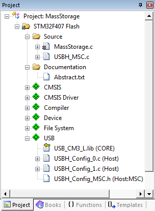 USB Component: USB Host Mass Storage