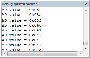 CMSIS-DAP Debugger User's Guide: Debug (printf) Viewer