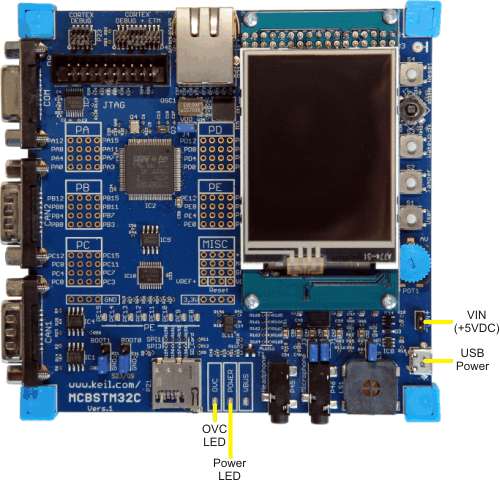 MCBSTM32C User's Guide: Power Supply