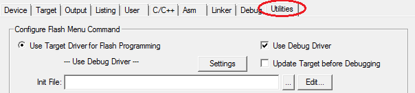 ULINK2 User's Guide: Flash Download Configuration